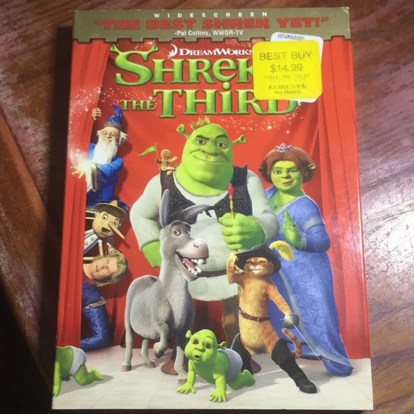 Dreamworks | Media | 42 Shrek The 3rd Dvd Widescreen Edition Mint Condition | Poshmark